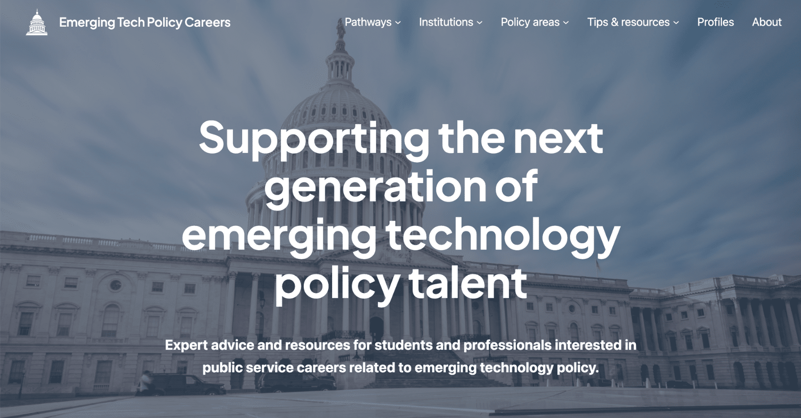 Think tanks | Emerging Technology Policy Careers